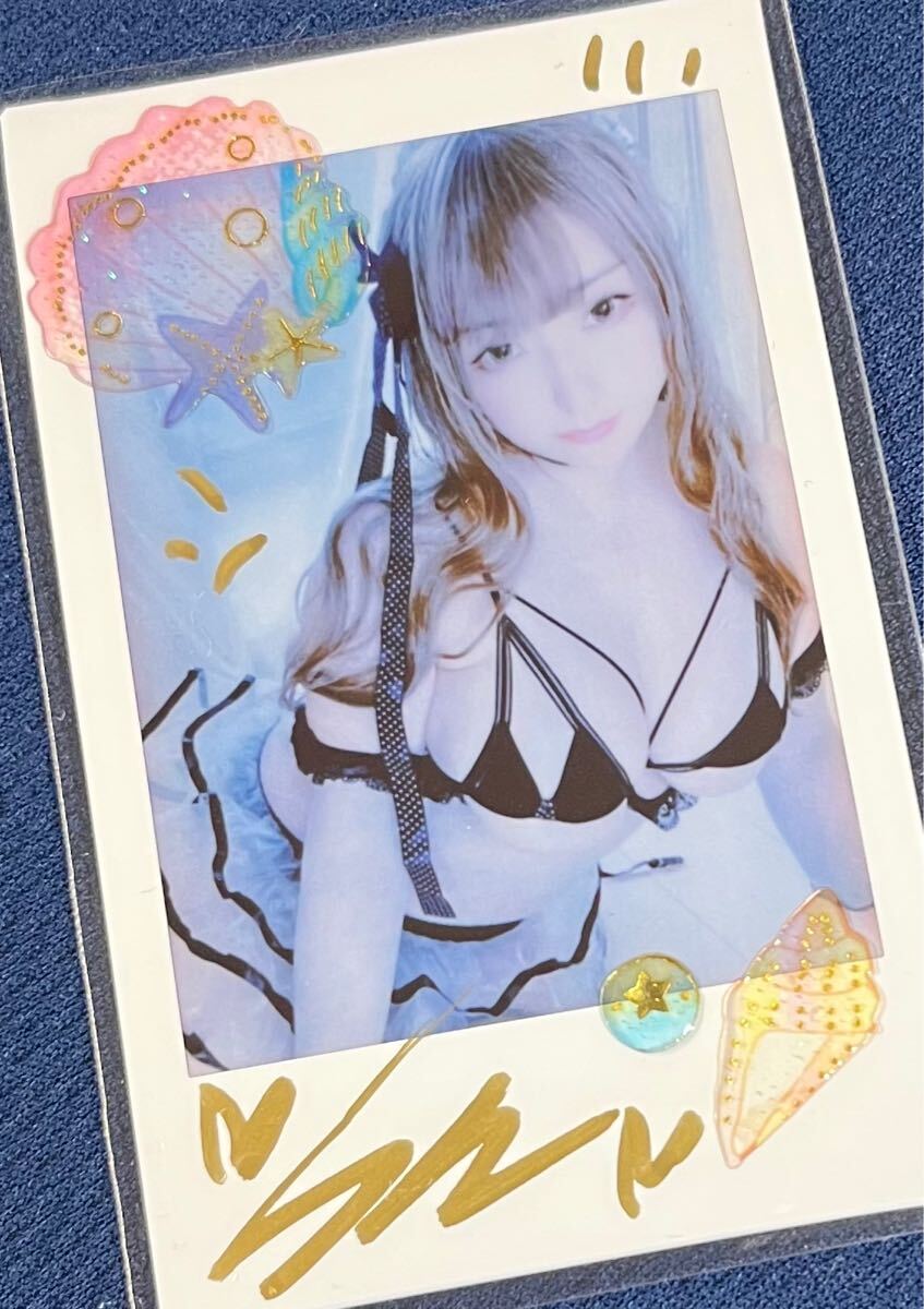 日本代購代標第一品牌【樂淘letao】－SAKU 直筆サイン入りチェキ サク 同人 巨乳 コスプレイヤー グラビア モデル cosplayer