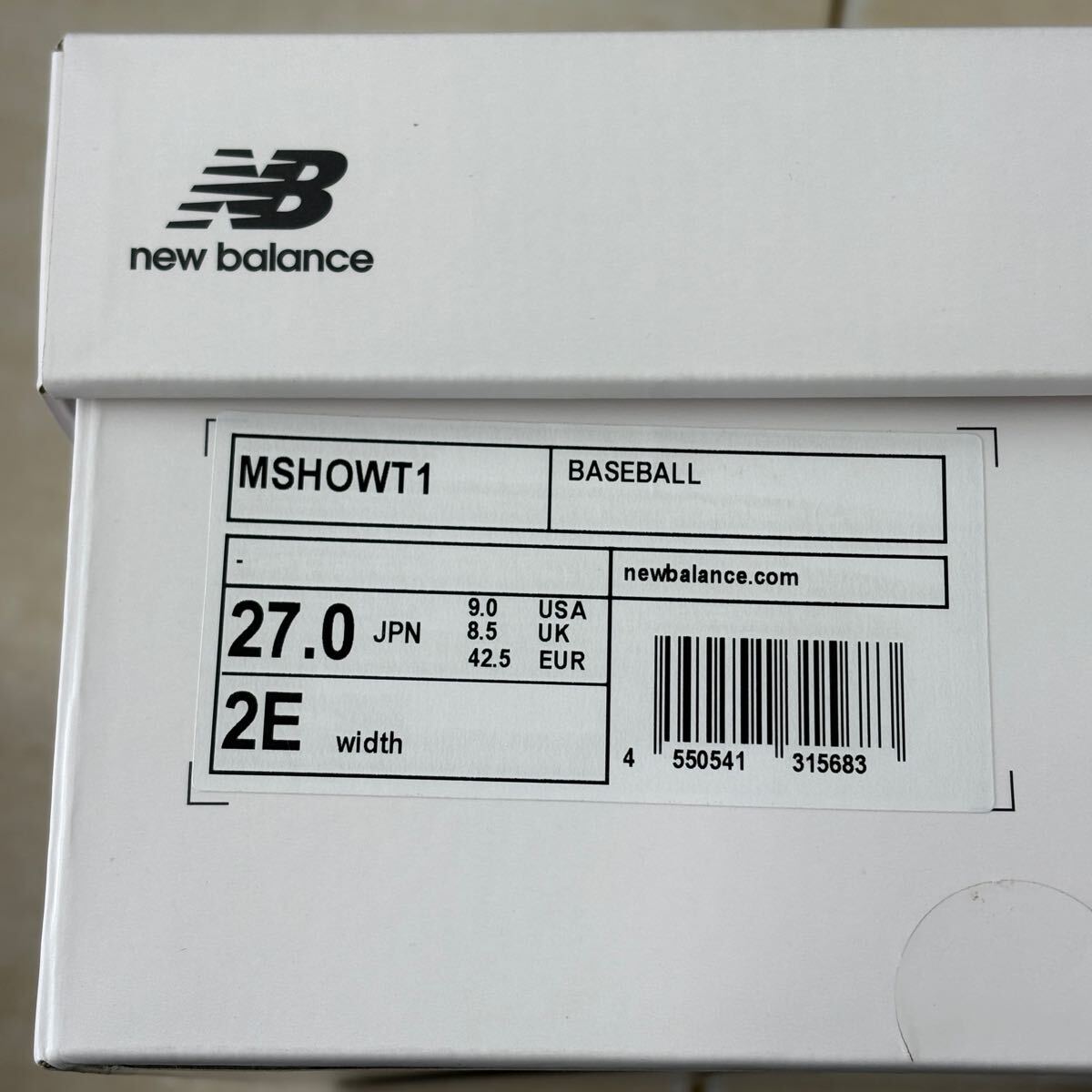 Yahoo!オークション - ニューバランス Ohtani v1 Metal WT1 27.0cm 2E ...