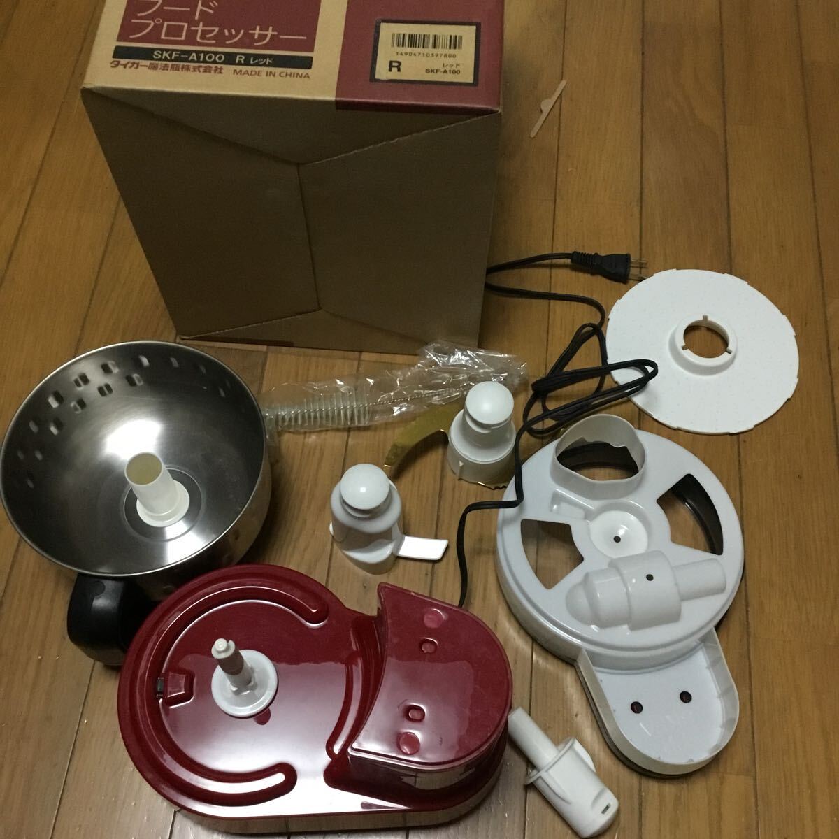 Yahoo!オークション - J25 タイガー マイコン フードプロセッサ SKF-A...