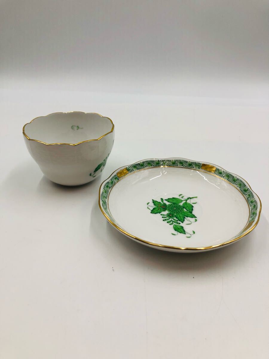HEREND ヘレンド カップ ソーサー セット アポニーグリーン 0730-200/AV 032W100/AV 食器(ヘレンド)｜売買されたオークション情報、yahooの商品情報をアーカイブ ...