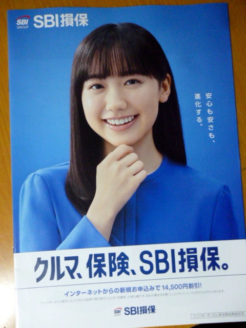 Yahoo!オークション - 最新 SBI損保 パンフレット カタログ 芦田愛菜