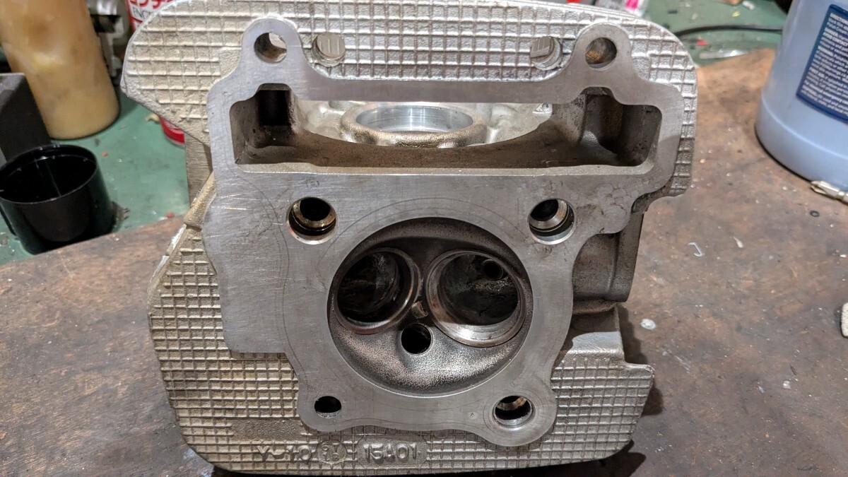 Yahoo!オークション - ポート拡大済 セロー225 3RW 4JG シリンダーヘッ...