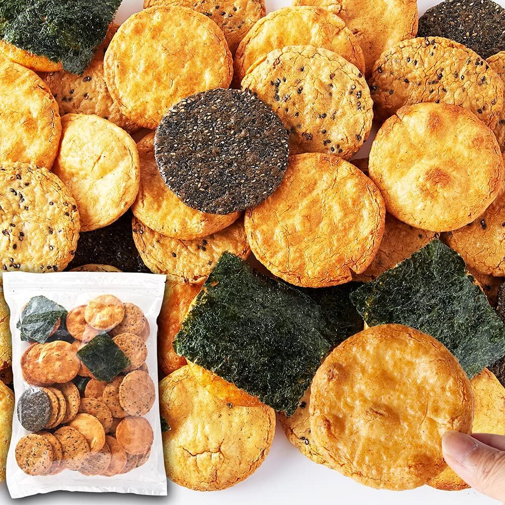 Yahoo!オークション - 天然生活 草加せんべい 4種 (570g) 無選別 醤油 ...