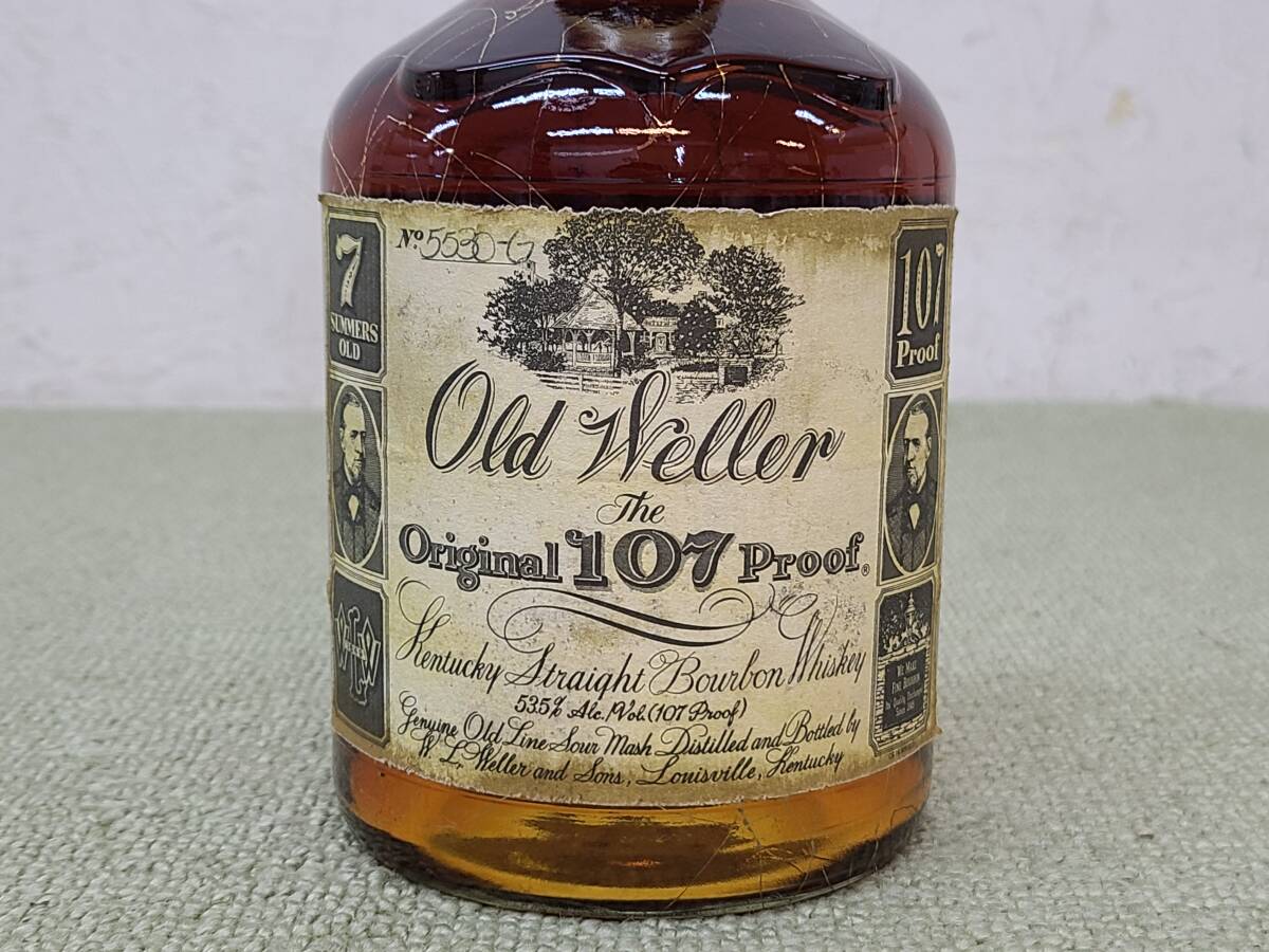 Yahoo!オークション - 178-Y55) 未開栓 バーボンウイスキー Old Weller...