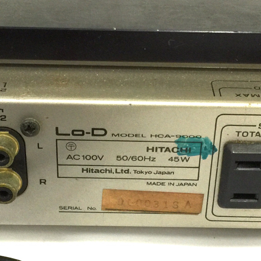 Yahoo!オークション - HITACHI Lo-D ローディ HCA-9000 プリアンプ 通...