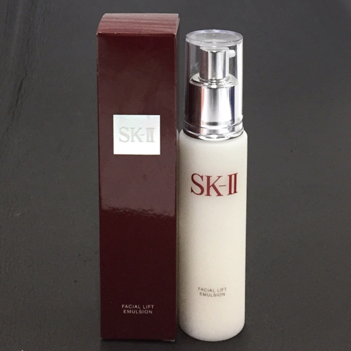 SK2 ェイシャル リフト エマルジョン 乳液 100g 基礎化粧品 箱付き(乳液)｜売買されたオークション情報、yahooの商品情報をアーカイブ公開 - オークファン（aucfan.com）