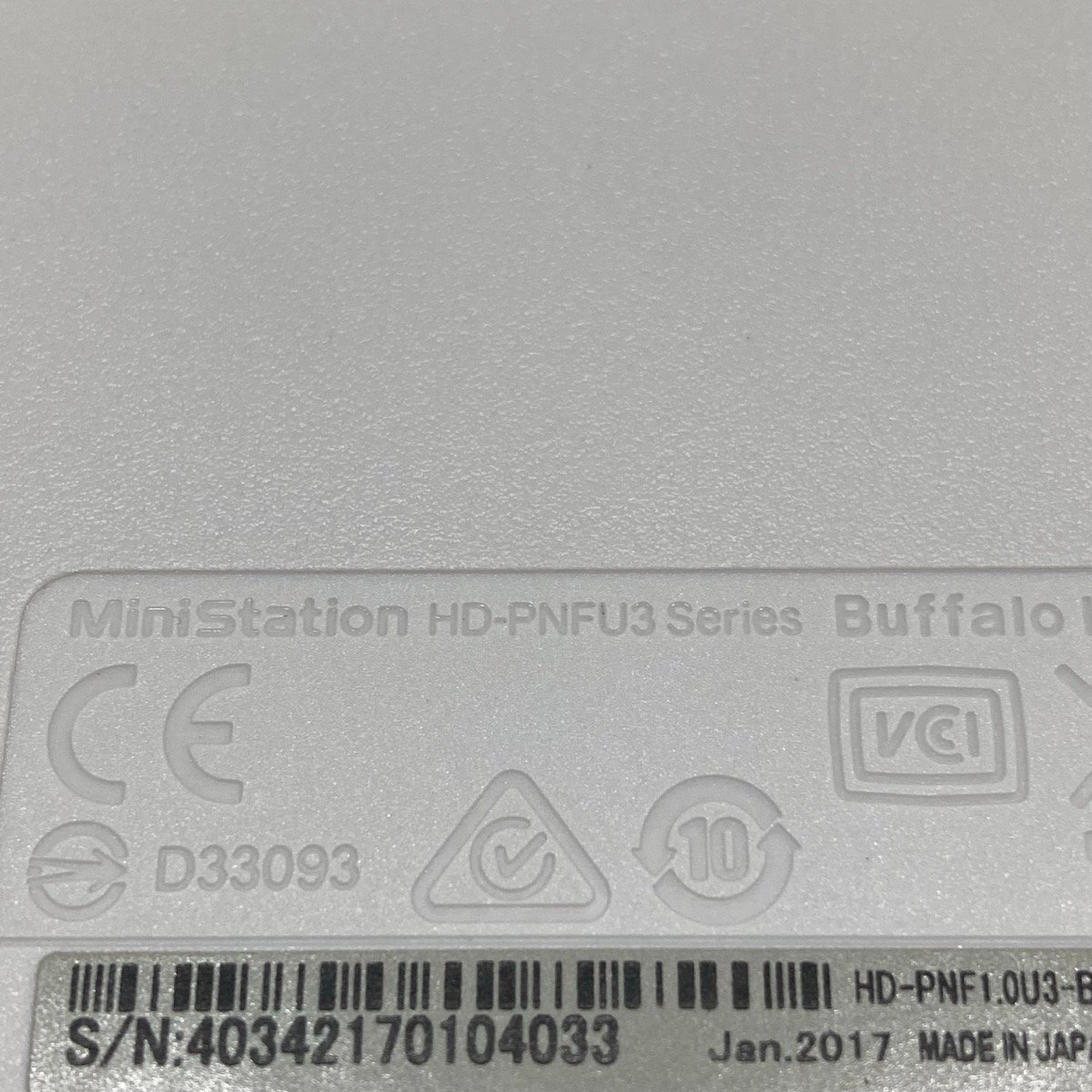 Yahoo!オークション - BUFFALO 外付けHDD 1TB HD-PNF1.0U3-BWD ポータ...