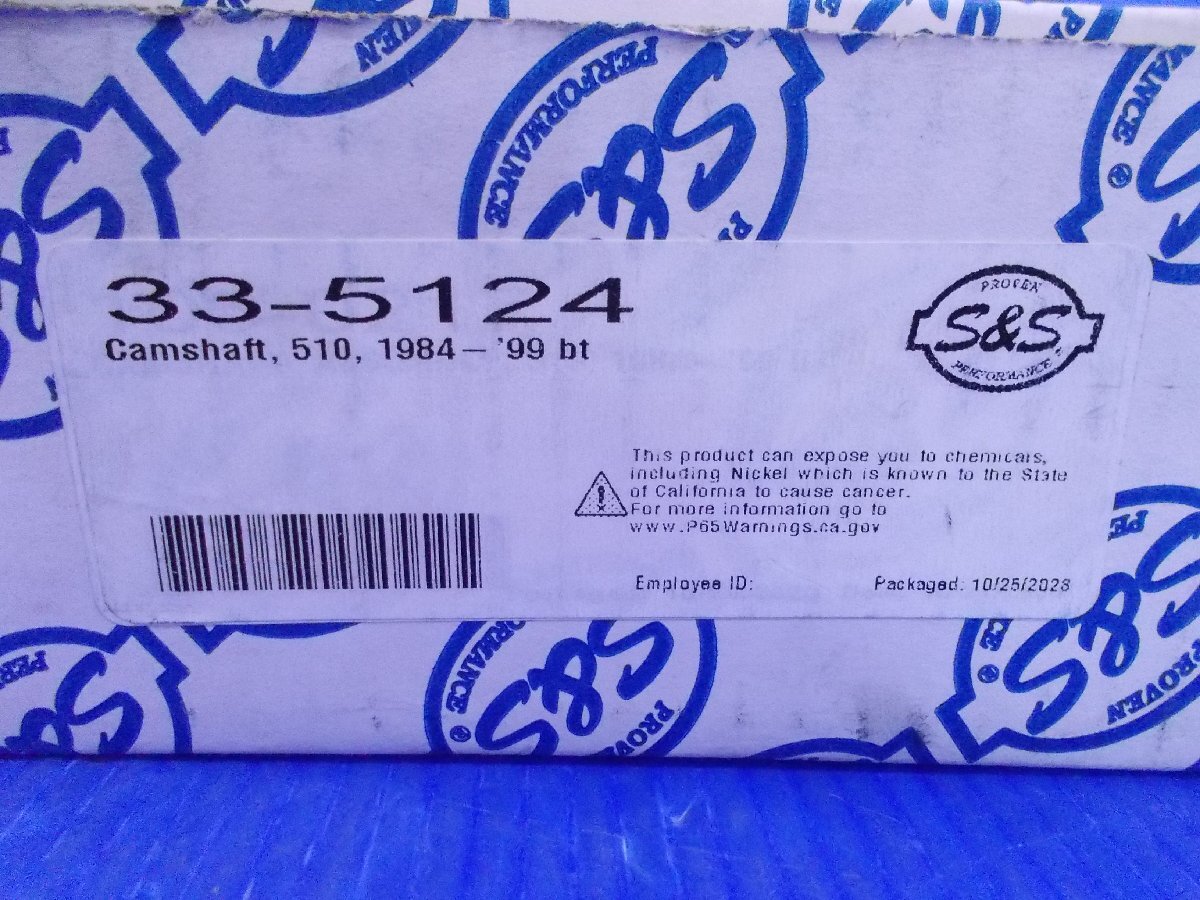 Yahoo!オークション - T【840】未使用品 S&S カムシャフト 510 33-5124...