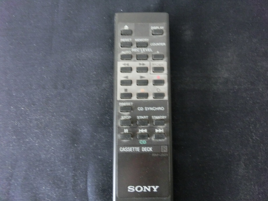 Yahoo!オークション - カセットデッキ リモコン SONY RM-J501