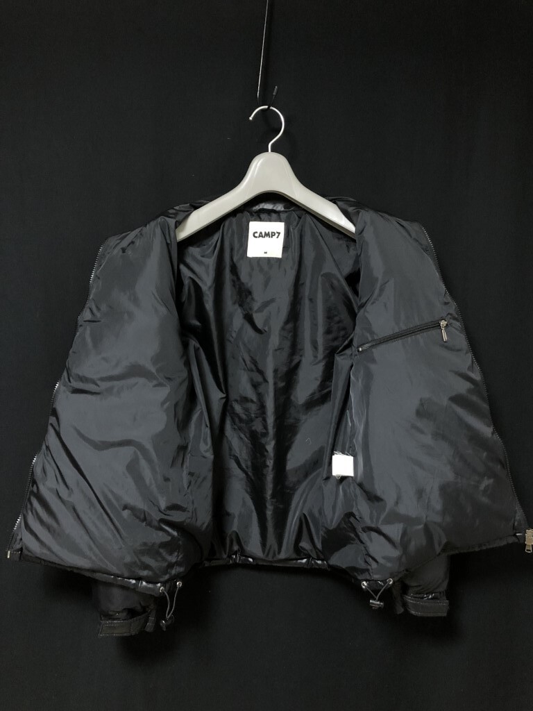 Yahoo!オークション - CAMP7 ダウンジャケット M Wジッパー ブラック ...