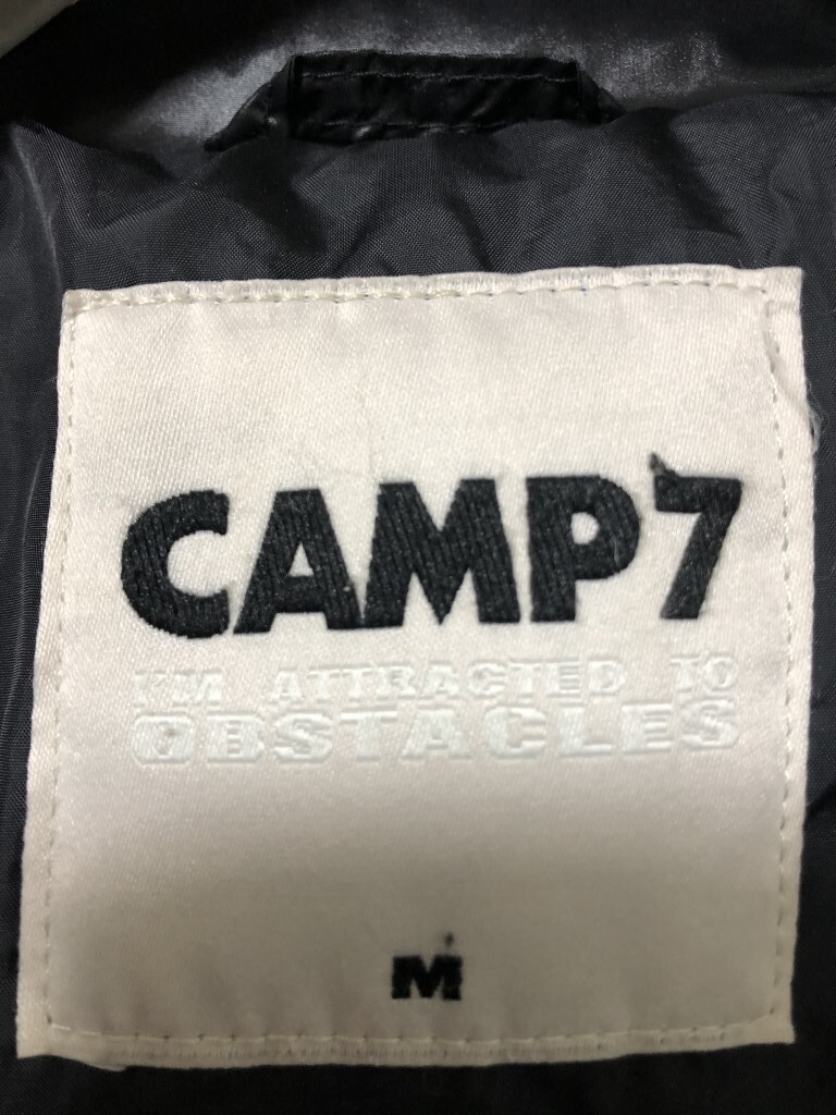 Yahoo!オークション - CAMP7 ダウンジャケット M Wジッパー ブラック ...