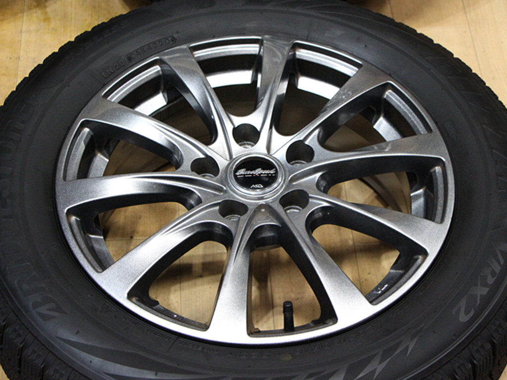 Yahoo!オークション - B667 EURO SPEED 16X6.5J+48 PCD114.3 ブリヂス...