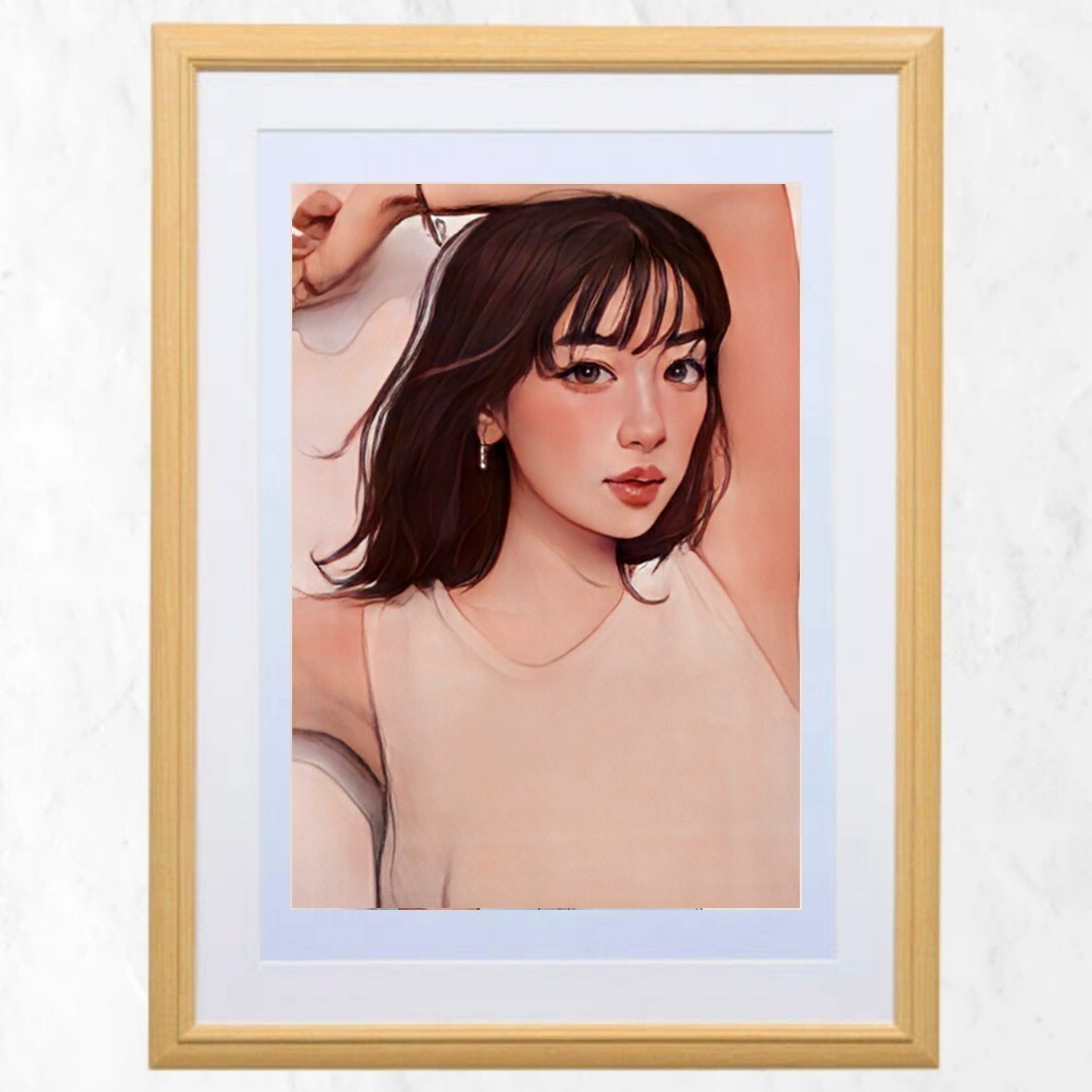 Yahoo!オークション - 【A-008】 フォトフレーム BEIGE woody