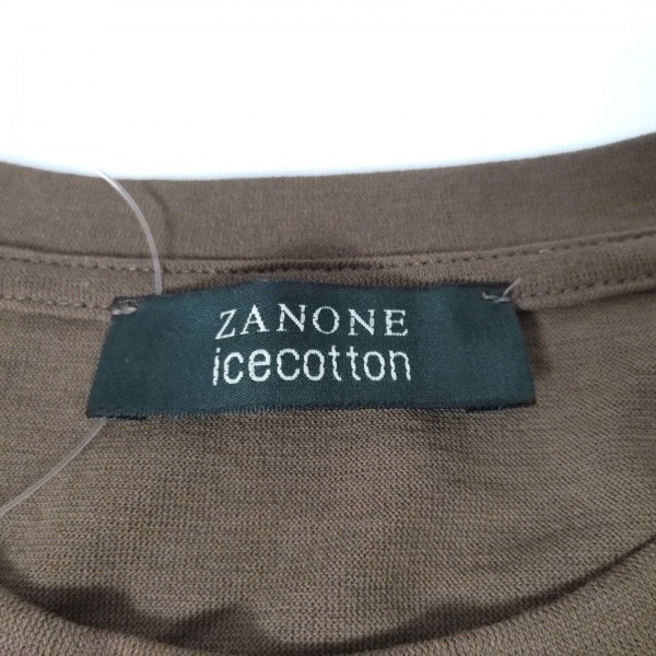 Yahoo!オークション - ザノーネ ZANONE 半袖Tシャツ サイズ46 XL - ブ...