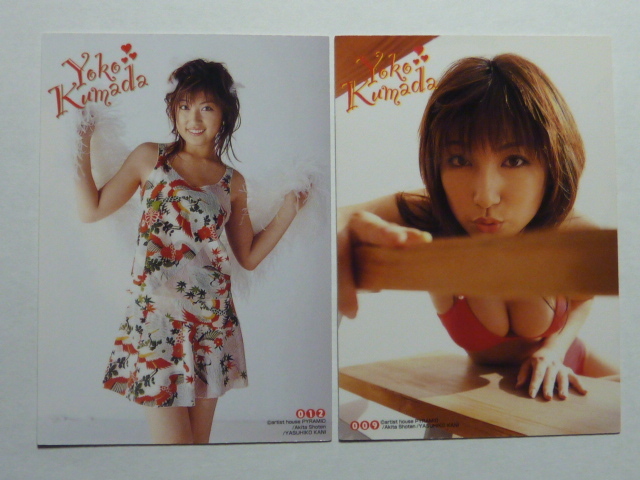 Yahoo!オークション - トレカ 熊田曜子 6枚 ヤングチャンピオン HIME・...