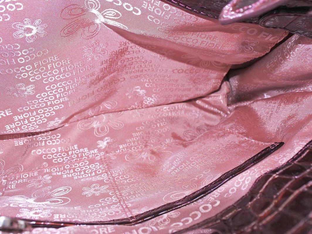 Yahoo!オークション - COCCO FIORE コッコフィオーレ エナメル ハンド ...