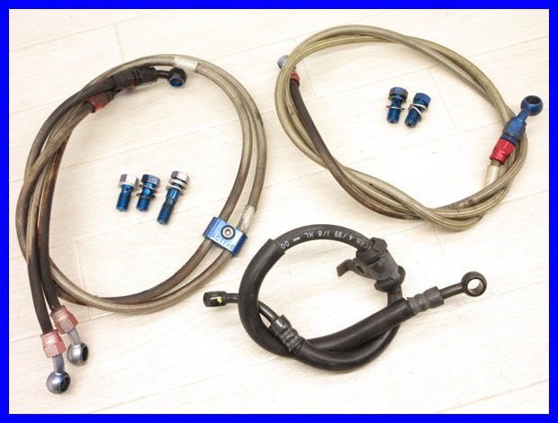 Yahoo!オークション - B151 CB1300SF SC40 ホースセット フロントブレ...