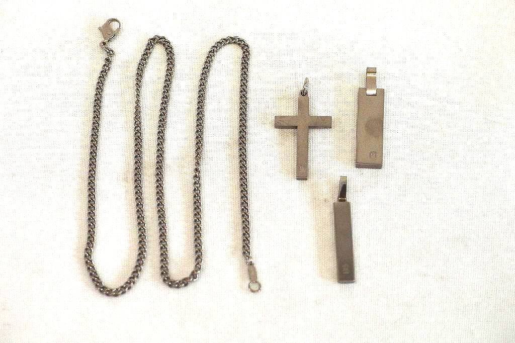 Yahoo!オークション - [3b]スリービー チタン ネックレス3本セット sy4...