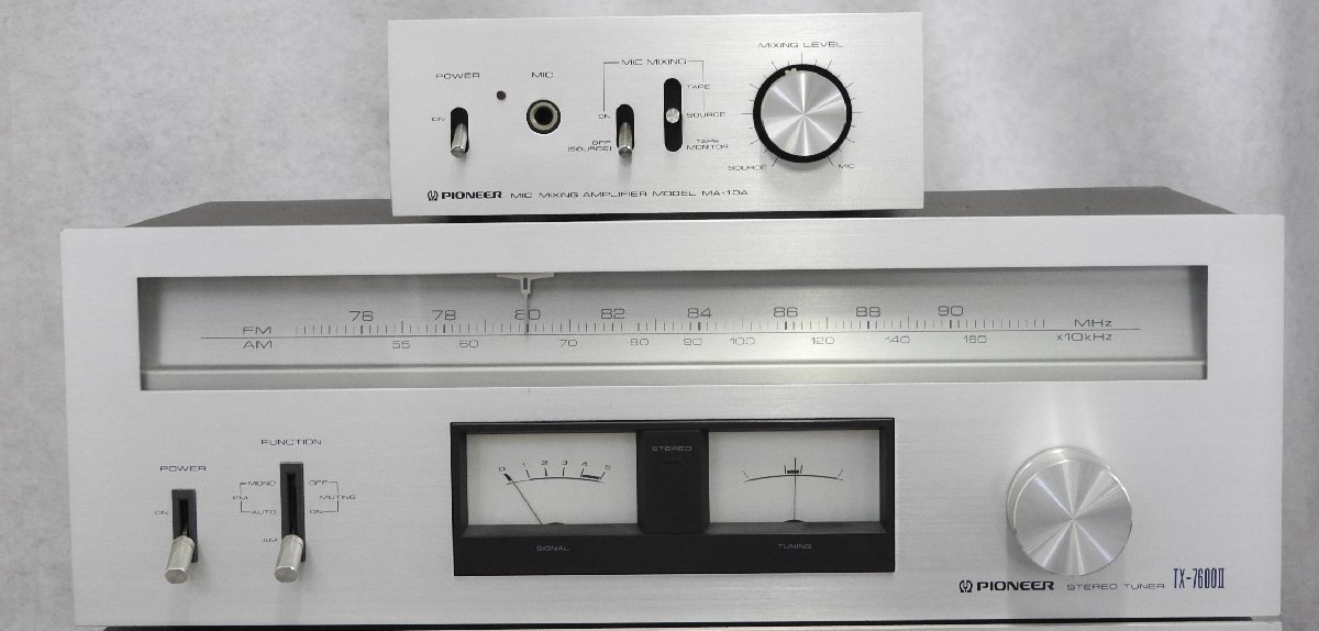 Yahoo!オークション - 【J】Pioneer MA-10A / TX-7600II / SA-7400II