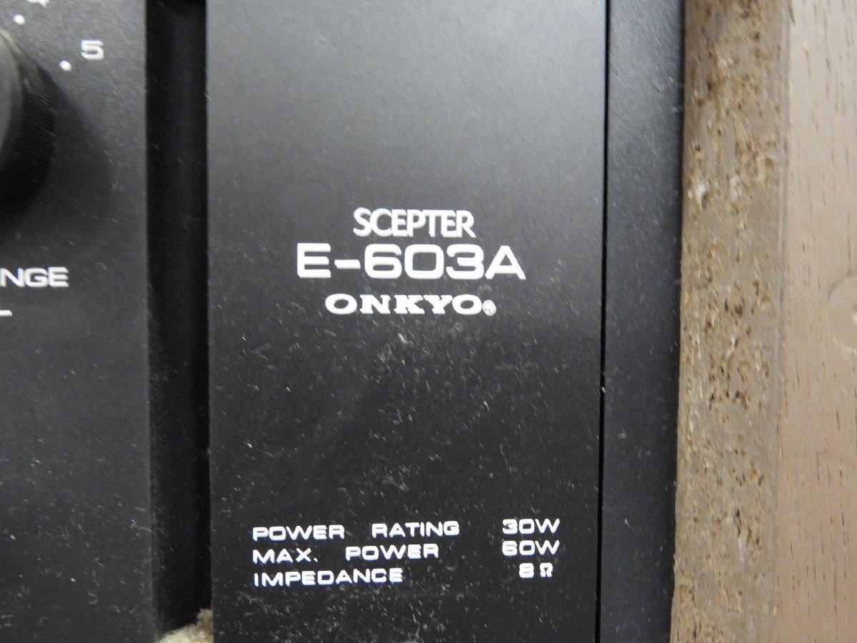 Yahoo!オークション - 【C】ONKYO SCEPTER E-603A スピーカー ペア オ...