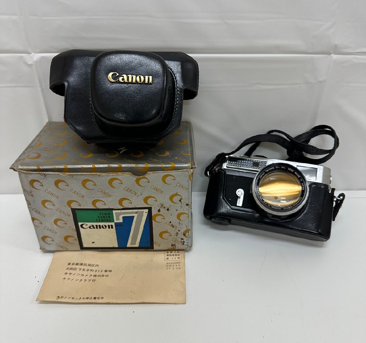 Yahoo!オークション - 【DK3678】Canon 7 35mm CANON CAMERA LENS 50mm...