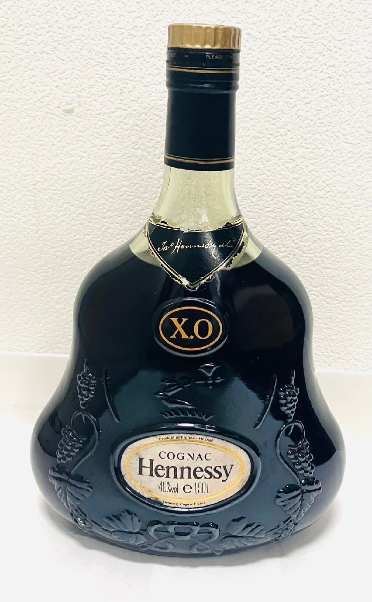 EKA4459 1円 未開栓 古酒 Hennessy XO ヘネシー エックスオー 1500ml 40% 1.50l グリーンボトル 金キャップ 洋酒 コニャック(ヘネシー)｜売買された ...