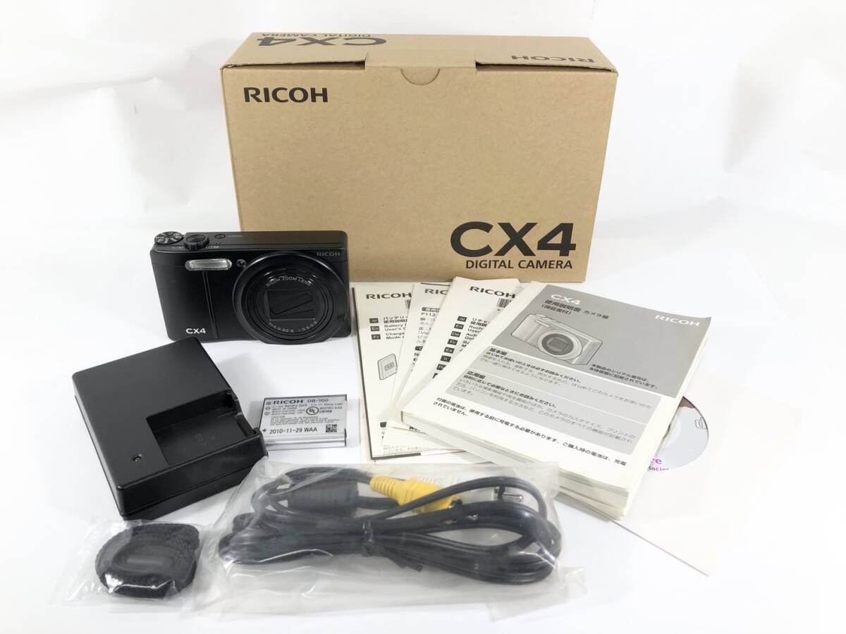 Yahoo!オークション - 【動作確認済】10600 RICOH CX4 DIGITAL CAMERA ...