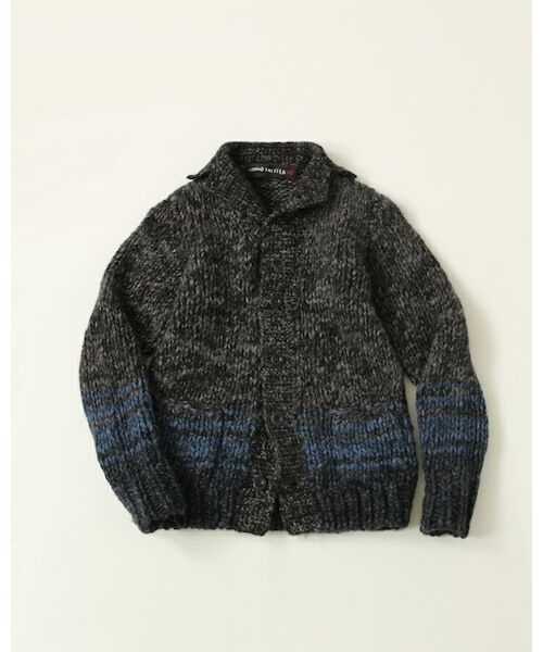 Yahoo!オークション - 45r 45rpm 定価75000 藍ミックステールニットブ...