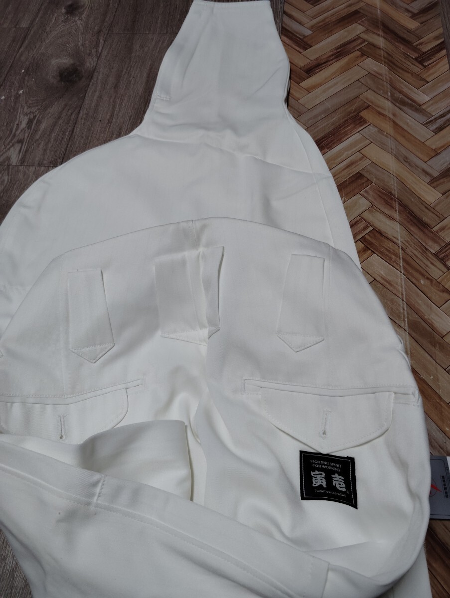 Yahoo!オークション - 汚れ有り特価 寅壱【0549.15白】超超ロング八分....