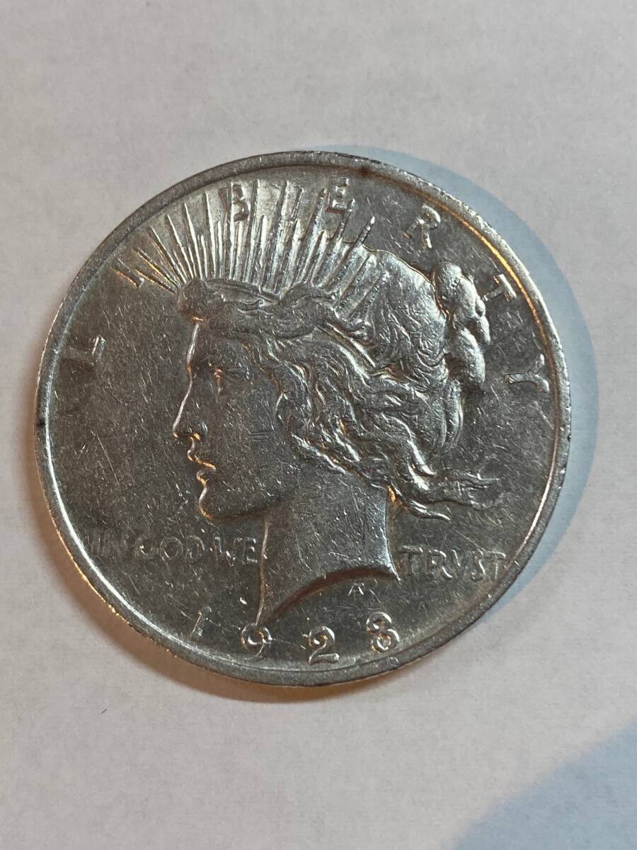 アメリカ 1923年 ピース1ドル 銀貨 リバティコイン 26.73g／USA LIBERTY ONE DOLLAR PEACE(北アメリカ)｜売買されたオークション情報、yahooの商品情報 ...