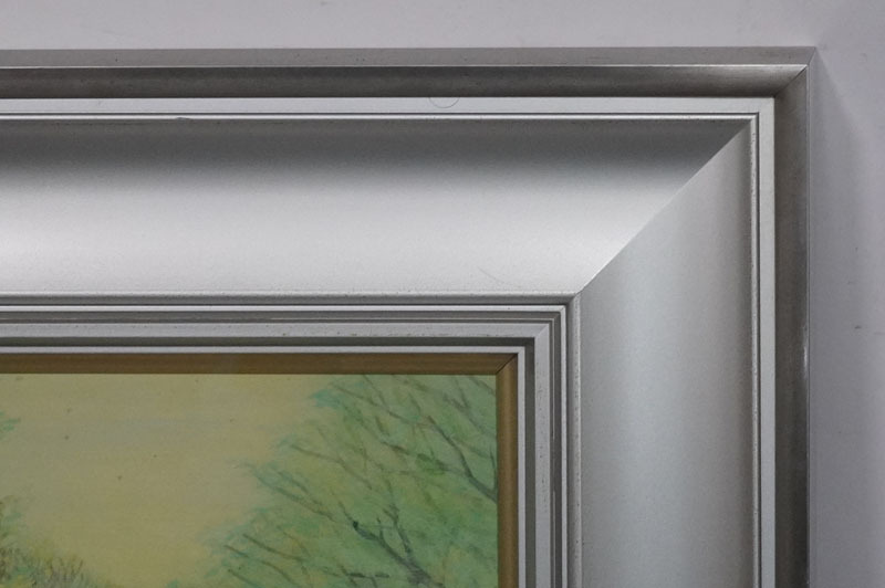 Yahoo!オークション - 【a449】真作保証 横山朱実 「新緑渓谷」 P10号 ...