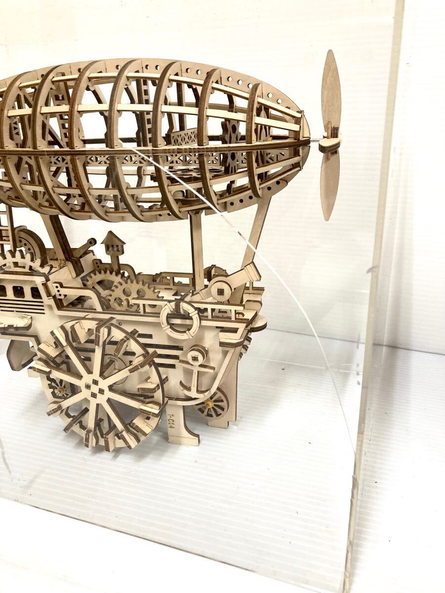 Yahoo!オークション - ROKR 木製 3D立体パズル 完成品 2点セット動く...