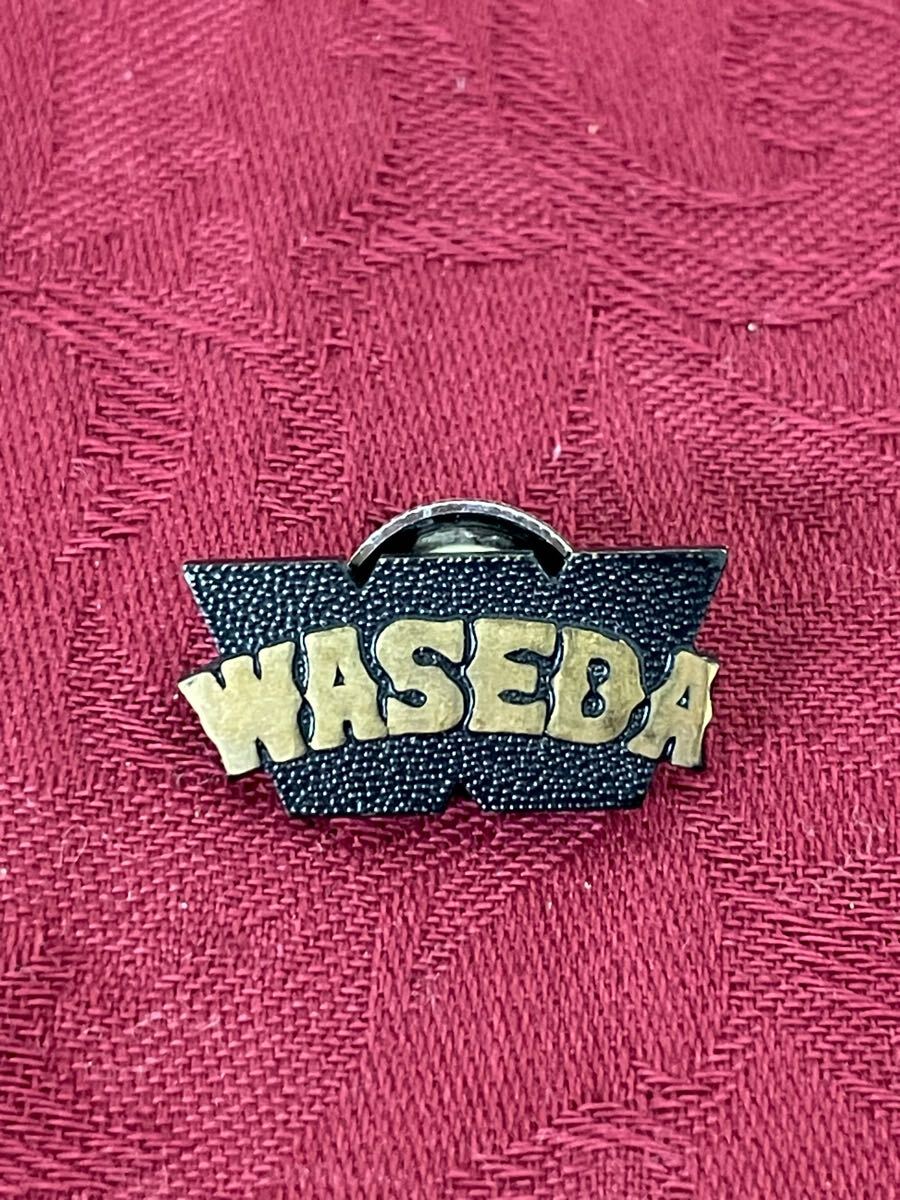 Yahoo!オークション - 早稲田大学 WASEDA バッチ バッジ 校章 昭和レ...