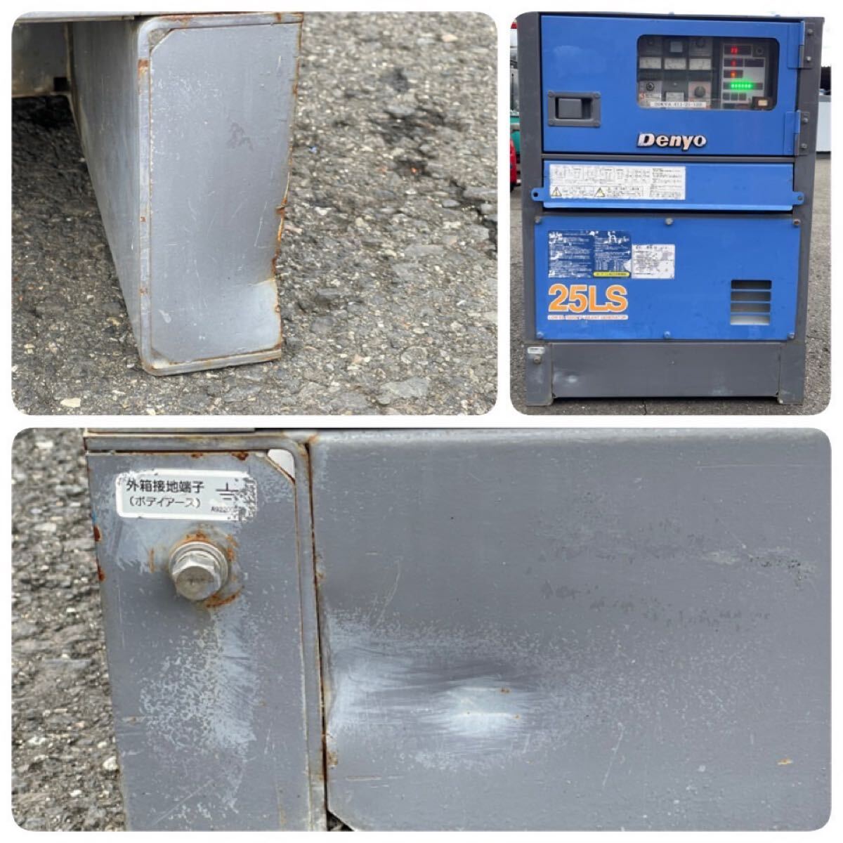 Yahoo!オークション - DENYO デンヨー エンジン発電機 DCA-25LSK 稼働...
