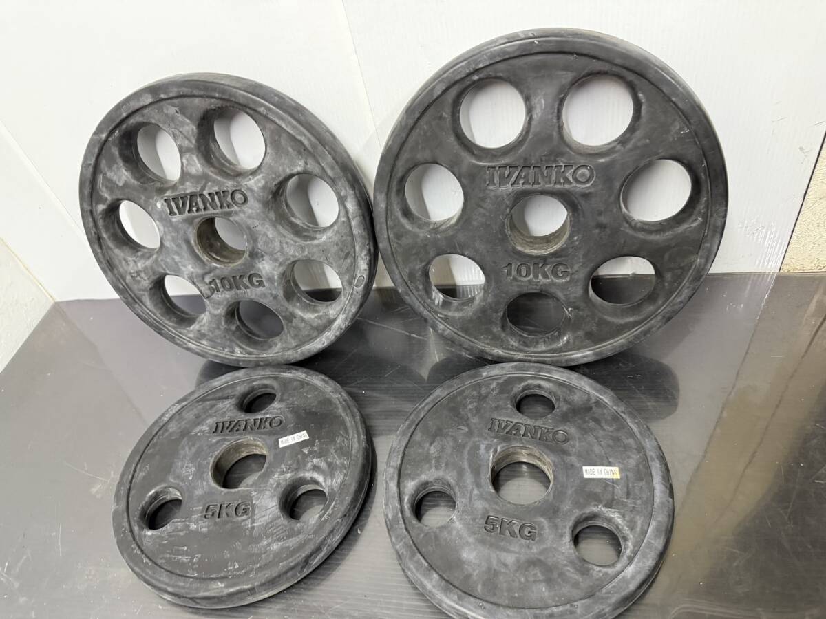 Yahoo!オークション - IVANKO イヴァンコ ウェイトプレート 20kg/ 10kg...