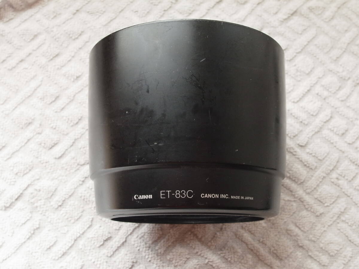 Yahoo!オークション - CANON ET-83C 純正フード EF100-400mm F4.5-5.6L...