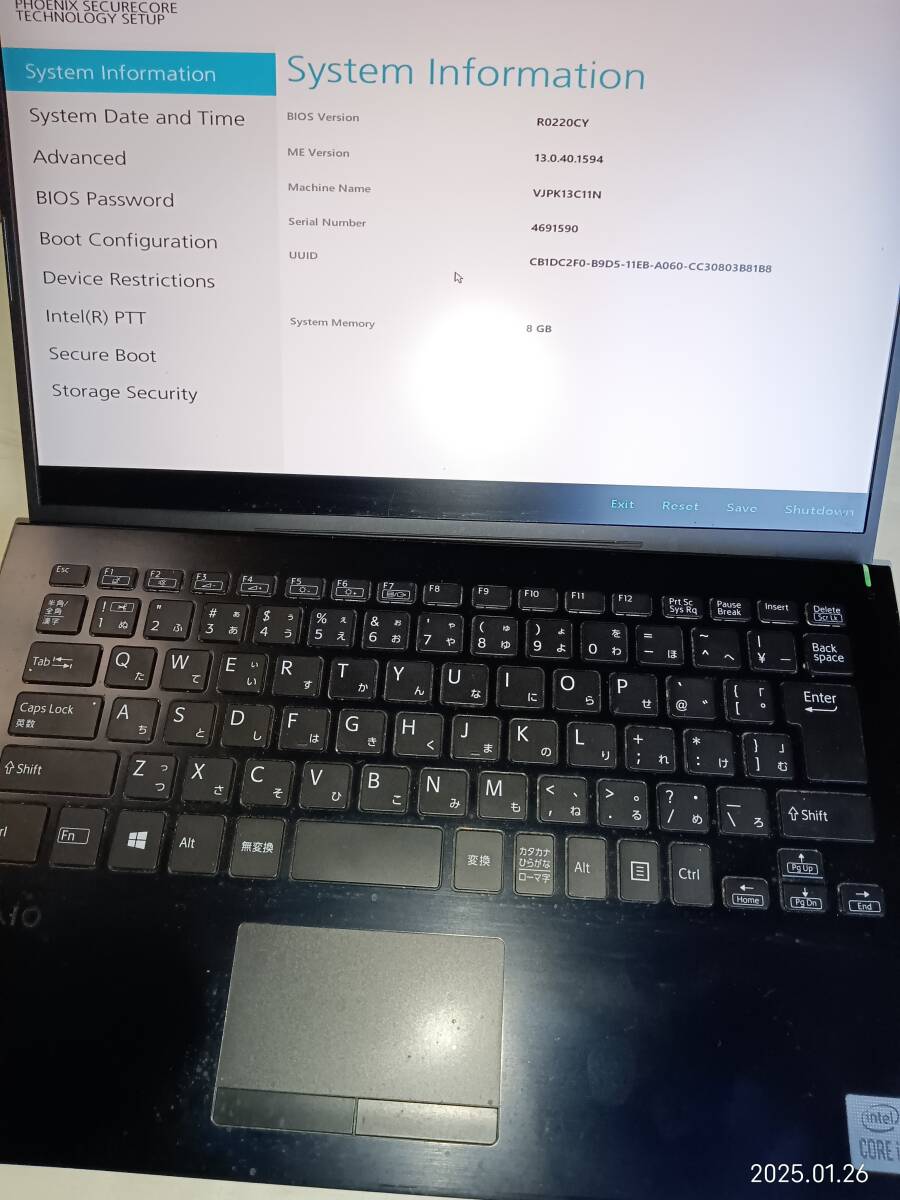 Yahoo!オークション - SONY VAIO VJPK13C11N Intel Core i5 8G