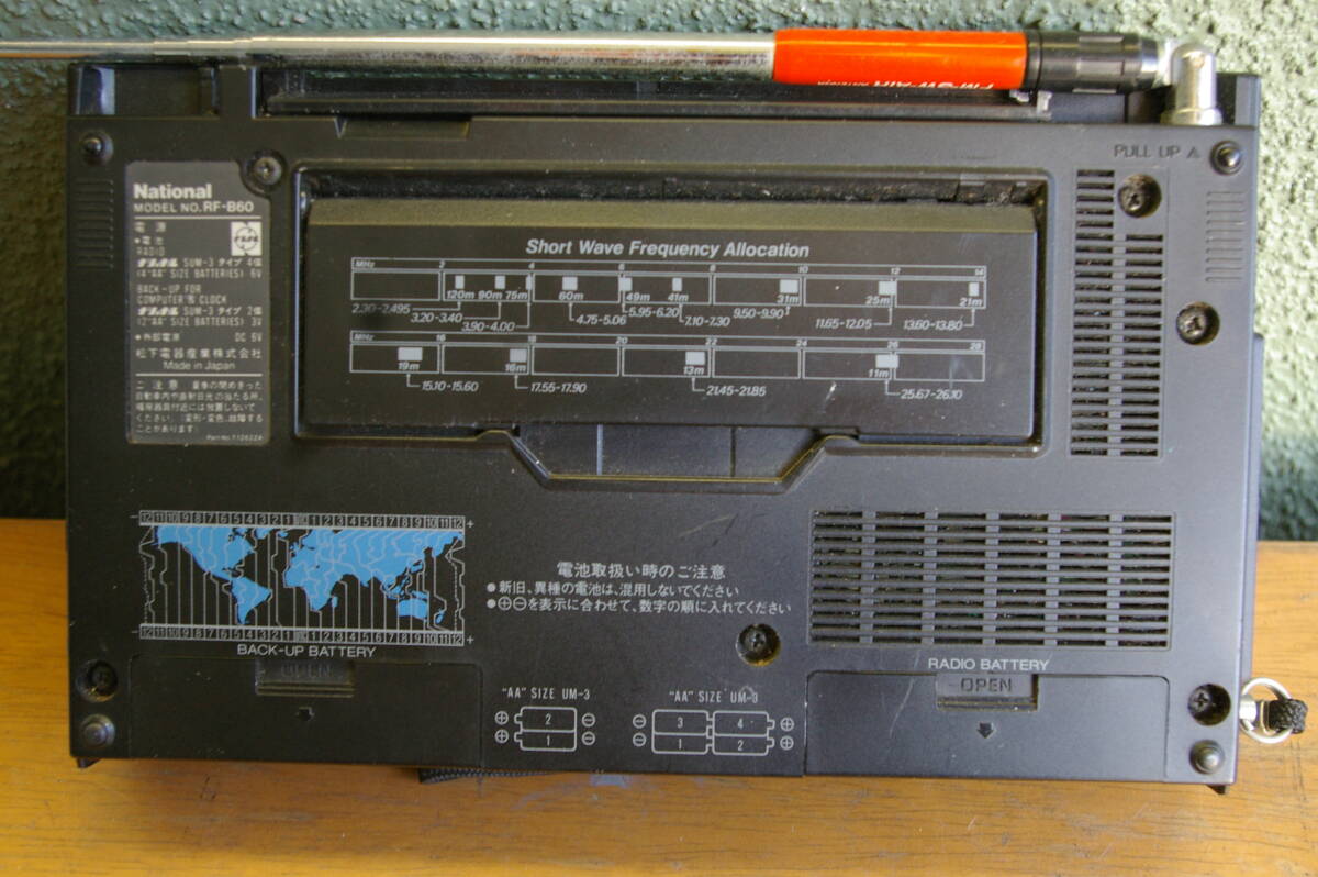 Yahoo!オークション - National/FM-LW-MW-SW-AIL 受信機 RF-B60ラジオ...