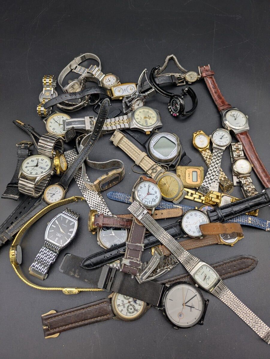 夏本 12月 時計まとめ① Marino FOSSIL TELVA J-axi RAYARD ELLE SUNLORD SCRIPT BALLY ALBA レザー ゴールド QUARTZ ...