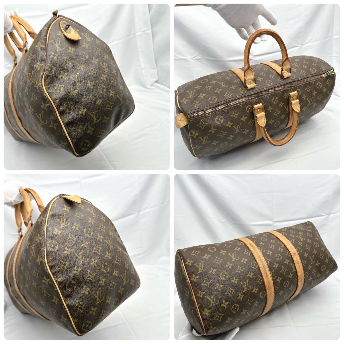 g201 ルイヴィトン LOUIS VUITTON キーポル45 ボストンバッグ 旅行バックM41418 モノグラム シリアル823AS(ボストンバッグ)｜売買されたオークション情報 ...