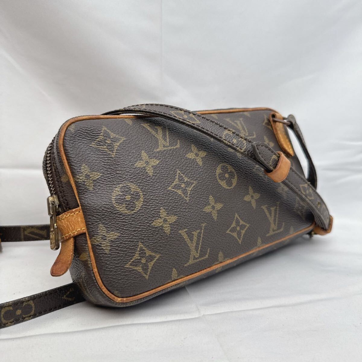 Yahoo!オークション - u79 ルイヴィトン モノグラム マルリーバンドリ...