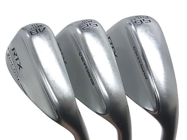 クリーブランド Cleveland RTX ZIPCORE ツアーサテン 3本セット 48/52/56 Wedge Diamana ZX60 for CG 1円(クリーブランド)｜売買された ...