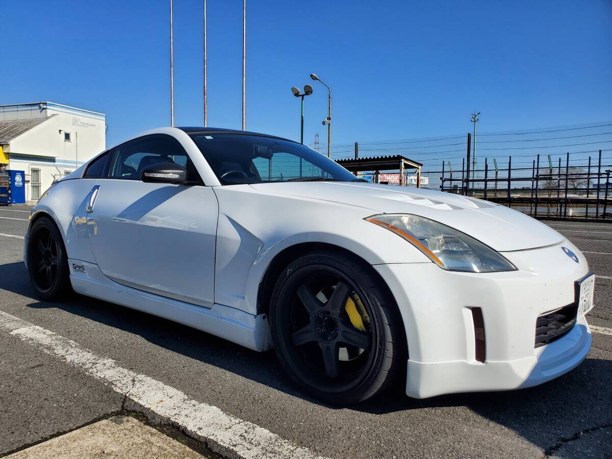 Yahoo!オークション - Z33 6速マニュアル 走行58 800K レカロ タナベ車...