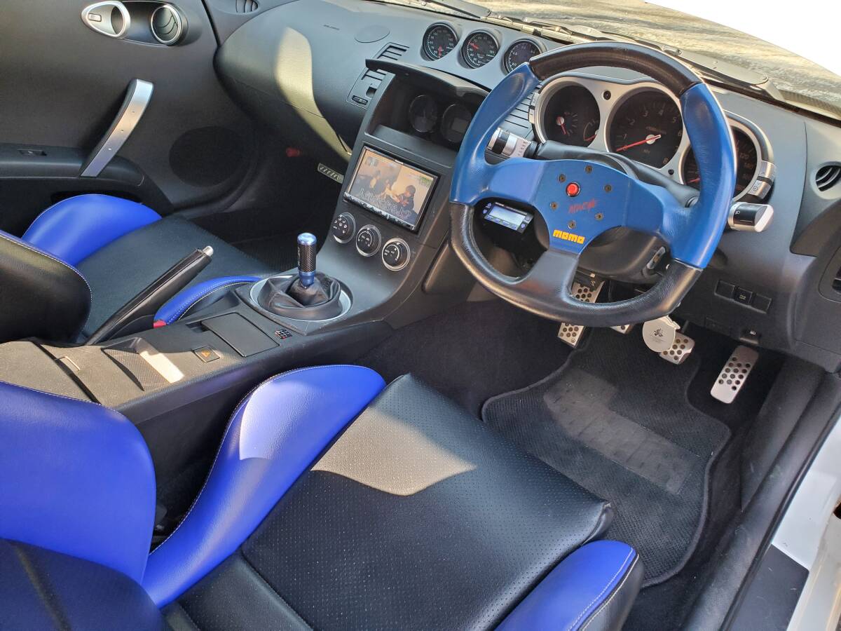 Yahoo!オークション - Z33 6速マニュアル 走行58 800K レカロ タナベ車...