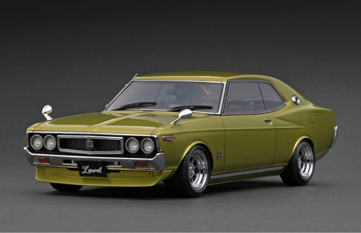 1円 スタート イグニッションモデル 1/18 NISSAN Laurel 2000 SGX C130 ニッサン ローレル 2000 SGX ハヤシホイール グリーン IG2402(hpi ...