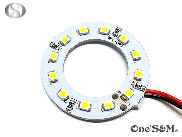E8-2WT SMD LEDリング イカリング 白 レッツ2 CA1PA ZZ CA1PB アドレスV50/G アドレスV125/G スカイウェイブ250/400/650/LX/S 汎用(社外 ...