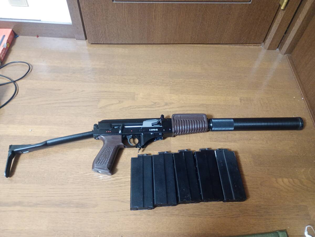 Yahoo!オークション - 激レア npo aeg 電動ガン 9a91 ロシア マガジン5...