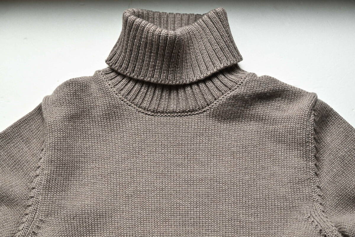 Yahoo!オークション - ZANONE ザノーネ 5ゲージタートルニット グレー...