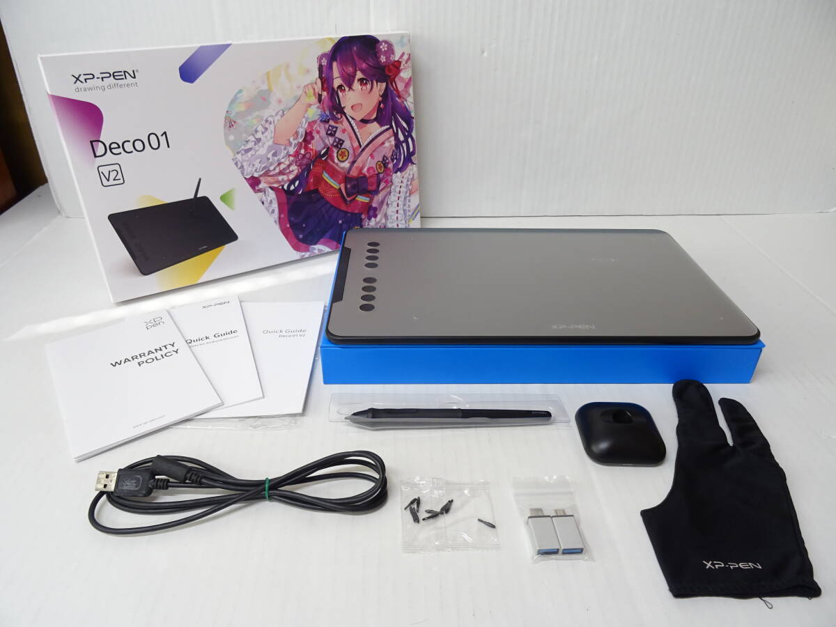 日本代購代標第一品牌【樂淘letao】－HE-500 XP-PEN Deco 01 V2 ペンタブレット 中古品