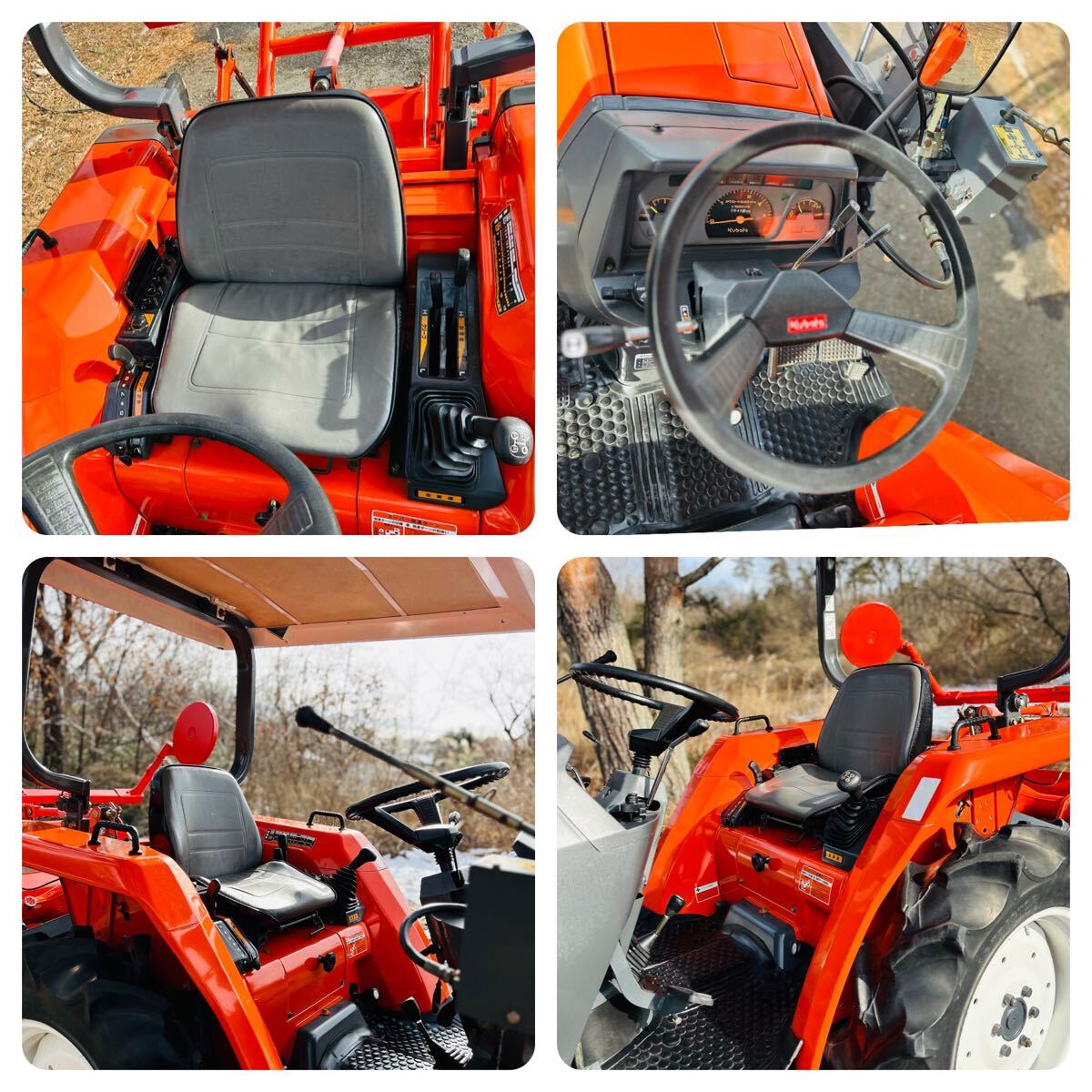 Yahoo!オークション - クボタトラクター GL 21 646時間 21馬力 4WD PT...